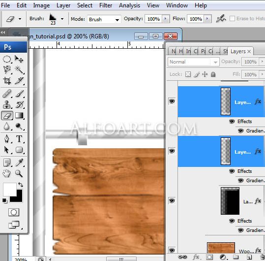 Direction Sign in Adobe Photoshop