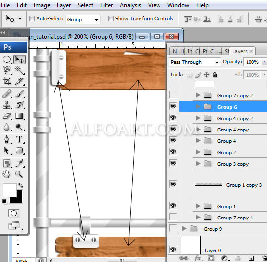 Direction Sign in Adobe Photoshop