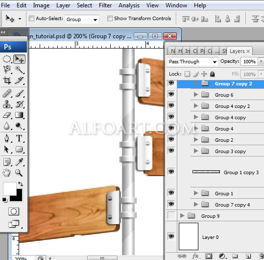 Direction Sign in Adobe Photoshop