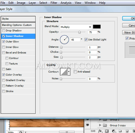 Direction Sign in Adobe Photoshop