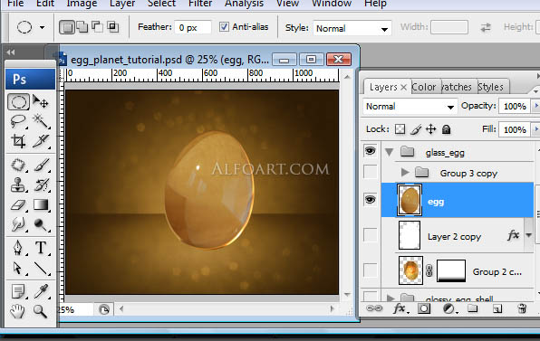 Egg Planet. Fantastic globe photo manipulation. in Adobe Photoshop